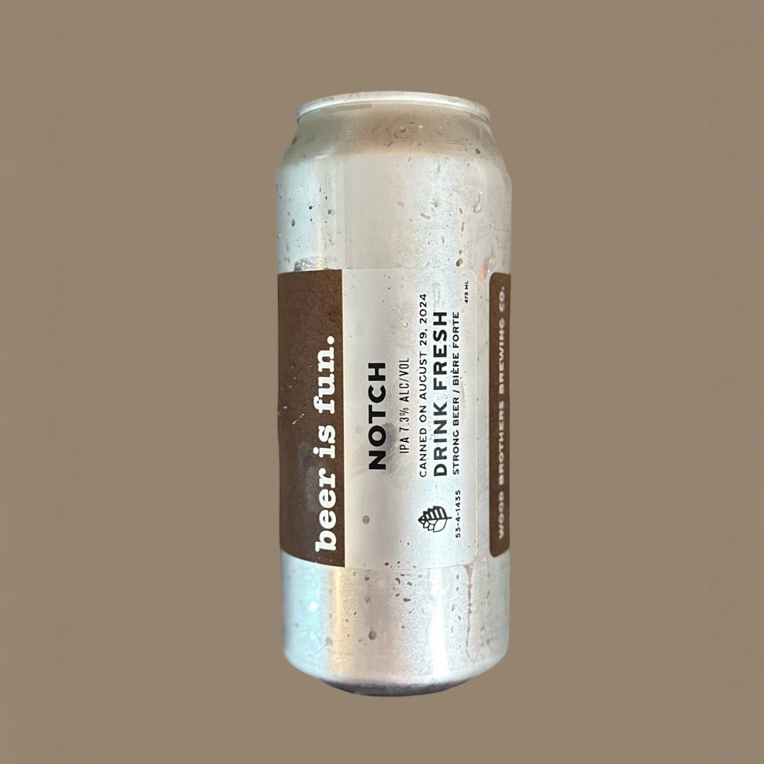Notch IPA 7.3% | Wood Brothers Brewing Co.